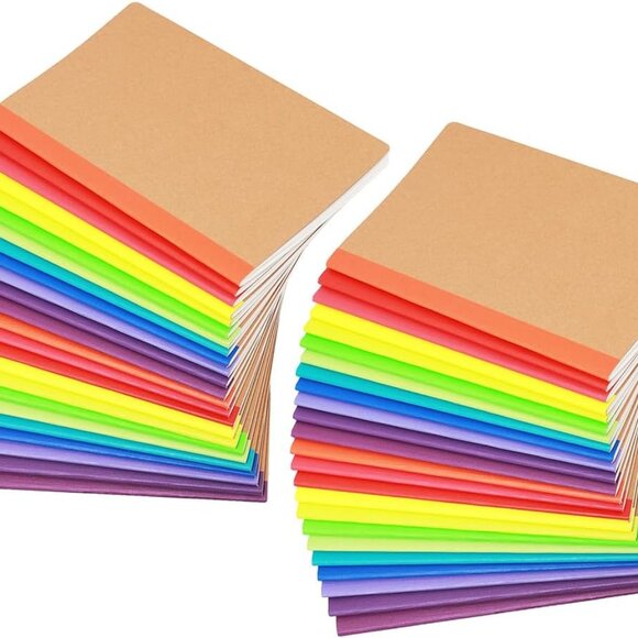 Other | A5 Blank Notebook Bulk48 Pack Kraft Cover Blank Sketch Book Pad ...